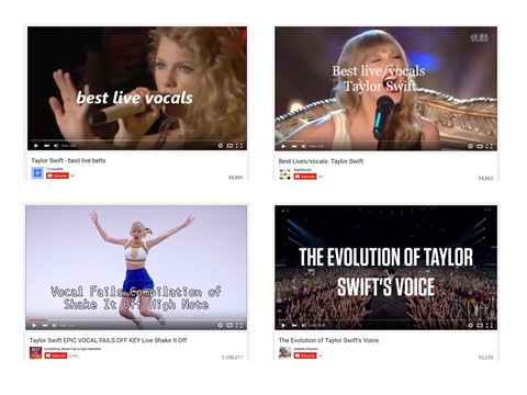 Taylor Swift’s Early Late Voice – Late Voice